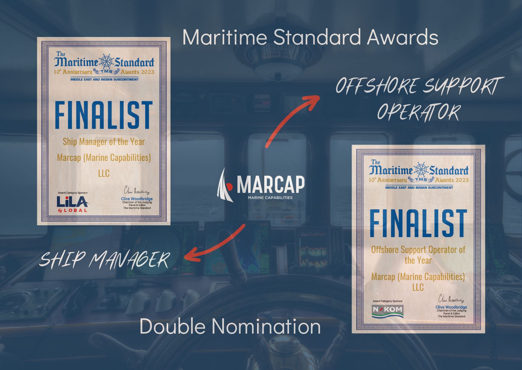 MARCAP EARNS DOUBLE NOMINATION AT THE MARITIME STANDARD AWARDS | Oct 24, 2023 | News | Marine ...